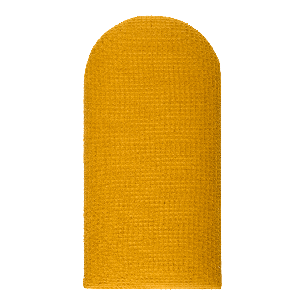 Rounded wall panel waffle piqué